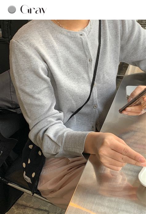 아리 노란색가디건 봄가디건 노랑가디건 회색가디건 그레이가디건 레몬가디건