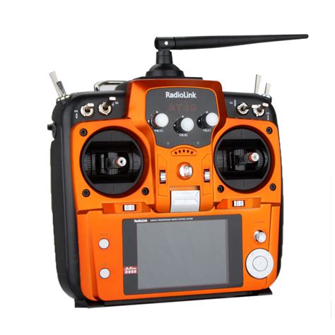 RadioLink AT10 New Orange Version 2 4G 10CH RC Transmitter Remote