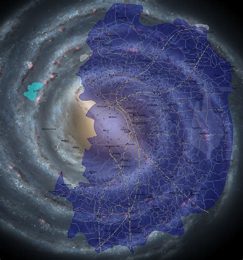 Galactic Empire Map Star Wars