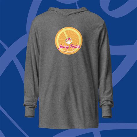 Juicy Rides Hooded Long Sleeve Tee Bike Florida