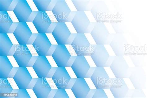 추상적인 기하학적 파란색과 흰색 색상 배경입니다 벡터 일러스트입니다 0명에 대한 스톡 벡터 아트 및 기타 이미지 0명 3차원 형태 개념 Istock