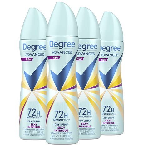 Degree Women Antiperspirant Deodorant Dry Spray Sexy Intrigue 38