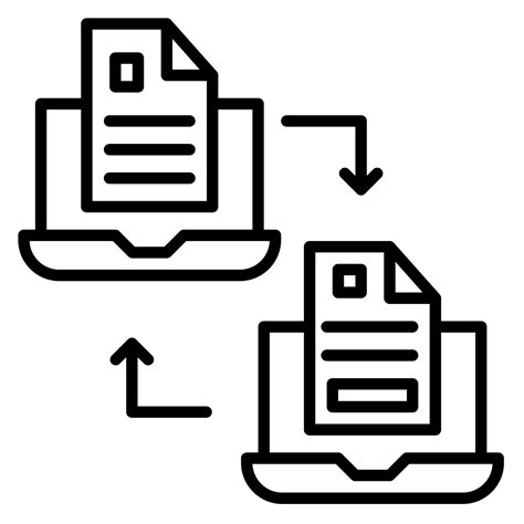 Data Transfer Vector Icon 21716959 Vector Art At Vecteezy