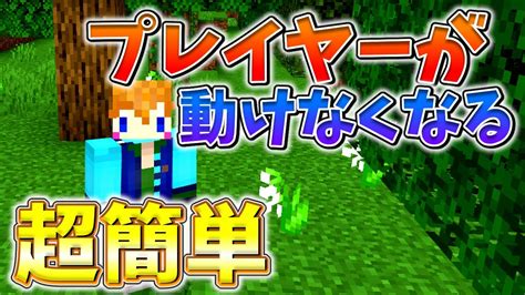 【スイッチ対応】新execute対応！プレイヤーが動けなくなるコマンド！【マイクラコマンド】 Youtube