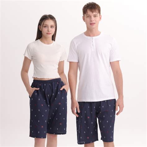 댑 댑 클래식 마린 네이비 5부 잠옷바지 공용gpj19606