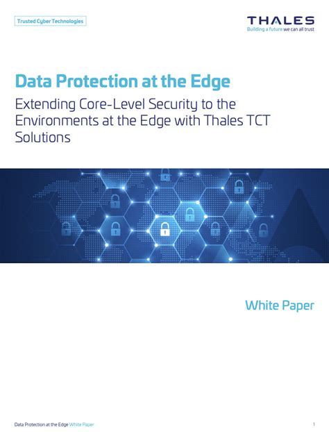 Data Protection At The Edge