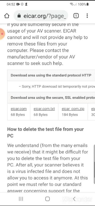 Mobile Av Eicar Test File Kaspersky Internet Security Kaspersky