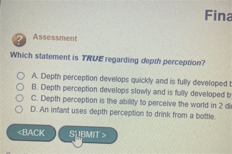 Fina Assessment Which Statement Is TRUE StudyX