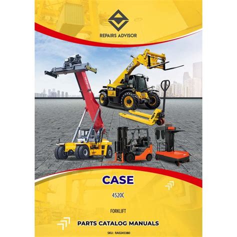 Case 4520c International Fork Lift Parts Manual 176 1276