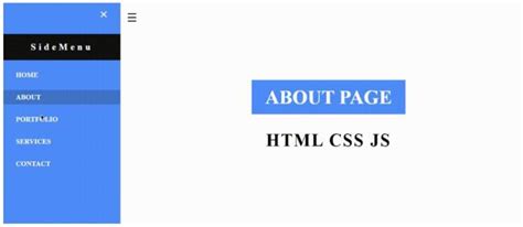 Design A Toggleable Sidebar Using Html Css And Javascript Geeksforgeeks