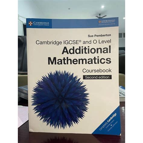 Jual Buku Cambridge Igcse And O Level Additional Mathematics Coursebook Second Shopee Indonesia
