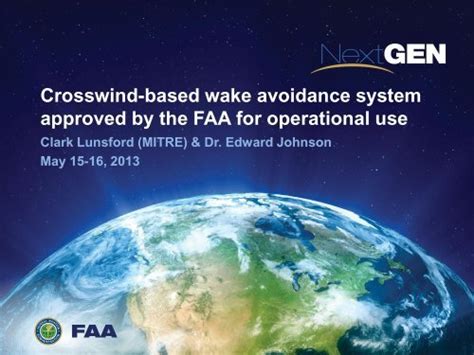 Crosswind Based Wake Avoidance System Approved By Wakenet