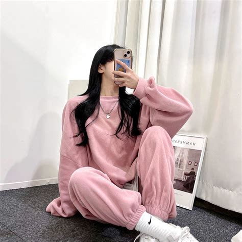 유어다이어리 국산빅사이즈set 기모 루즈핏 오버핏 플리스 뽀글이 후리스 맨투맨 쭈리 밴딩 조거팬츠 후리스 꾸안꾸 셋업 무지 기본 베이직 빅사이즈 트레이닝 츄리닝