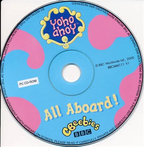 Cbeebies Yoho Ahoy Alle An Bord Bbc Pc Cd Rom Disc In Der Hülle