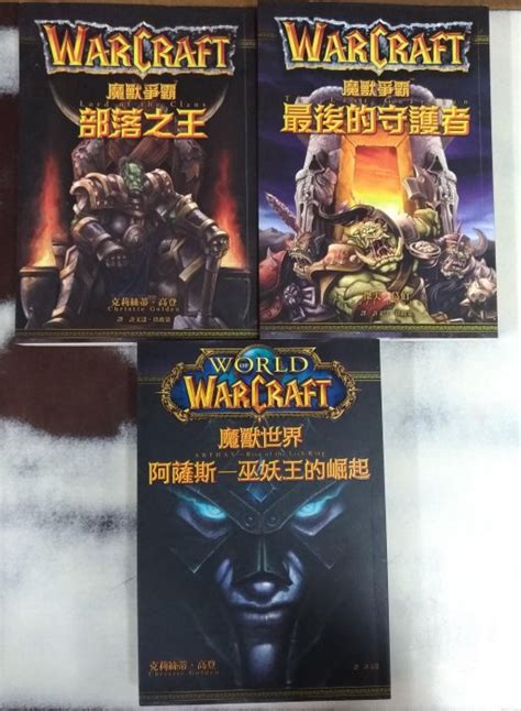 書皇8952D8 2de魔獸爭霸 部落之王 最後的守護者 魔獸世界 阿薩斯 巫妖王的崛起尖端自有書 無釘章 Yahoo奇摩拍賣
