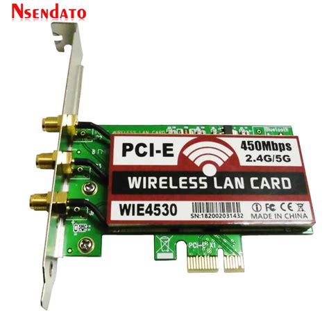 Dual Band Wireless PCI E PCI 450Mbps Express Card Expresscard Network Wlan WiFi Adapter