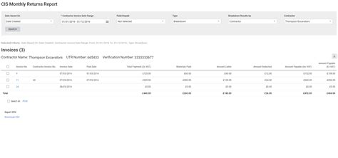 Cis Monthly Returns Report Simpro Cis Monthly Returns Report Simpro