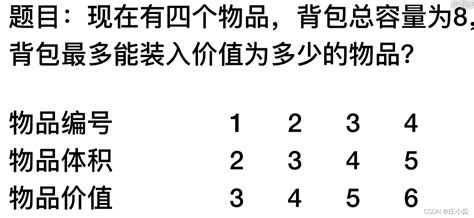 算法训练——背包算法 Csdn博客