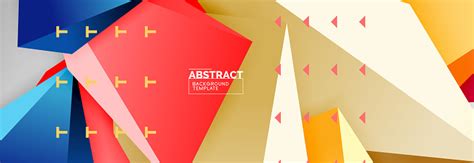 밝은 다채로운 삼각형 폴 리 3d 컴포지션 추상적인 기하학적 배경 최소한의 디자인 다각형 미래 포스터 템플릿 0명에 대한 스톡