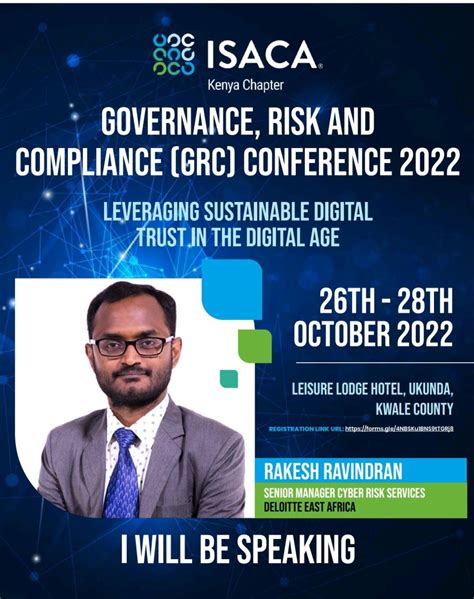 Isaca Kenya Chapter On Linkedin Isacakegrcconf22 Isaca Isacake
