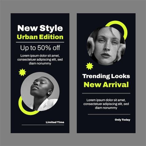 Free Vector Flat Design Vertical Banner Template