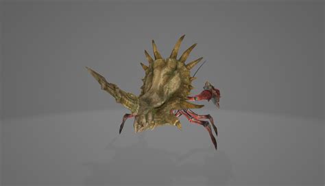Stl File Monster Hunter Daimyo Hermitaur 👹・3d Printing Design To