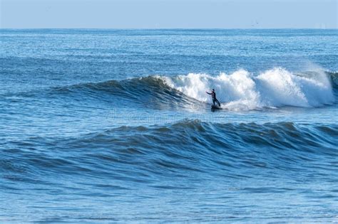 Man Surfing Atlantic Ocean Waves Stock Image Image Of Exercise Waves