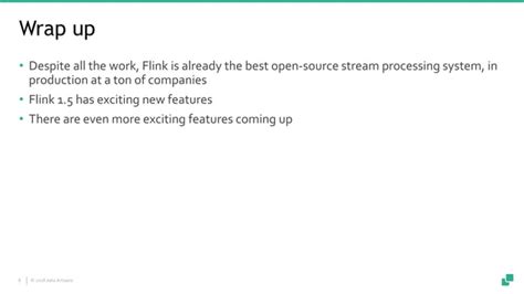 Past Present And Future Of Apache Flink Ppt