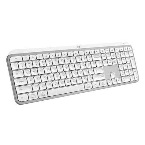 Logitech MX Keys S Advanced Wireless Illuminated Keyboard Pale Grey Mwave