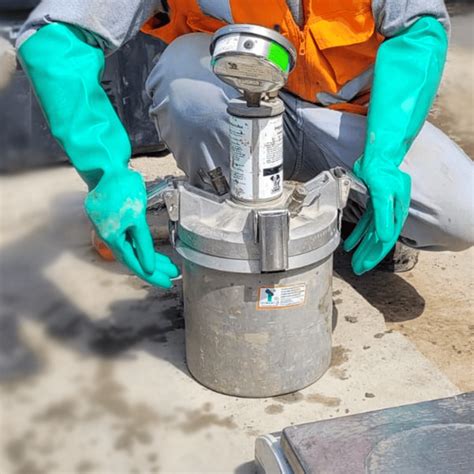 Ensayo De Contenido De Aire Para El Concreto Kincha Materiales De