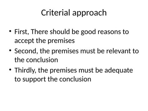 Critical Thinking And Assessing Argumentspptx
