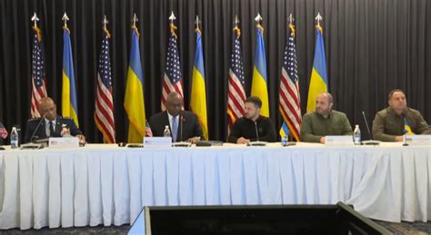 Засідання Контактної групи у форматі Рамштайн головне про що казав Президент Зеленський