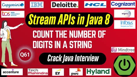 How To Count The Number Of Digits In A String Using The Java 8 Streams Api Digits In A String