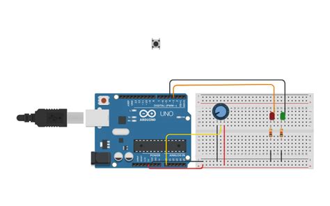 Circuit Design Accensione Led A Intensità Differenti Con Potenziometro Tinkercad