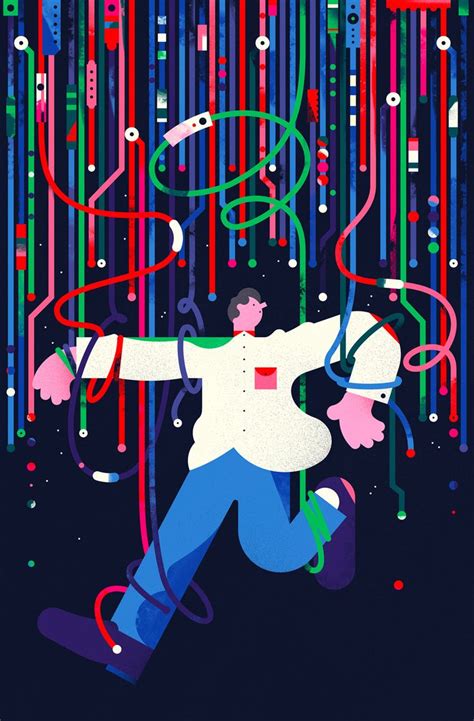 Behance Для вас Editorial Illustration Science Illustration