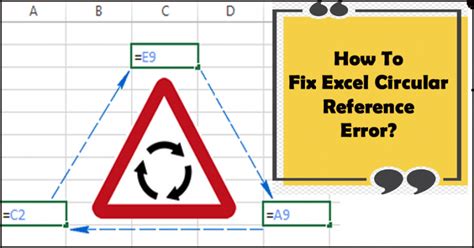 Excel Circular Reference Archives Excel File Repair Blog