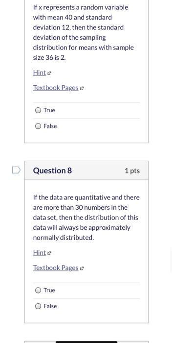 Solved If X Represents A Random Variable With Mean 40 And