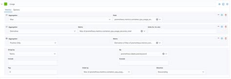 Using Containercpuusagetotal In Elasticsearch Metrics Discuss