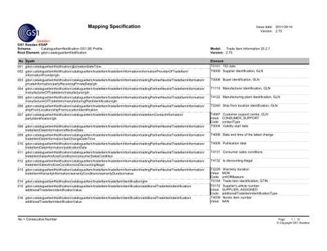mapping specification pdf gs1