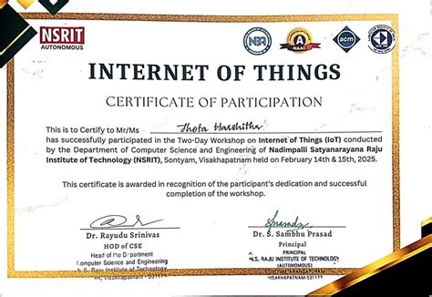 Iot Arduino Esp32 Techworkshop Nsrit Handsonlearning Projects