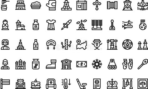 Russia Icons High Quality Vector Icons Collection With Editable Stroke Ideal For Professional