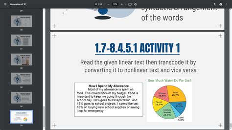 [solved] subject english topic linear and non linear text would you