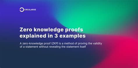 Zero Knowledge Proofs Explained In 3 Examples