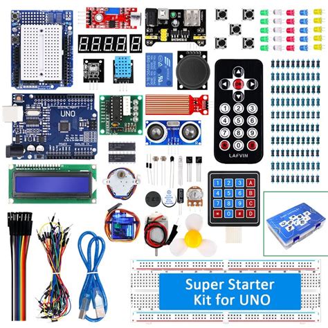 Starter Kit With Tutorial For Arduino Uno R3 Stem Projects Most Complete Electrnoics Starter Kit