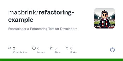 Github Macbrink Refactoring Example Example For A Refactoring Test For Developers