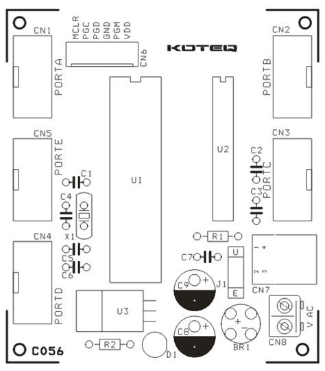Pic18f Development Board Using Pic 18f4550 18f2550 Layout Electronics