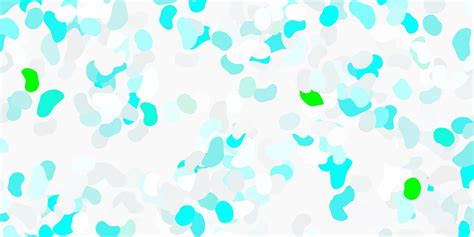 Light Blue Green Vector Background With Random Forms 14856226 Vector