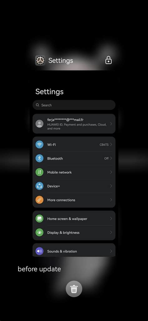 Bug After Update 1200145 Rhuawei