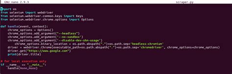 Chrome Crash On Aws Lambda Running Python Code · Issue 185 · Adieuadieuserverless Chrome