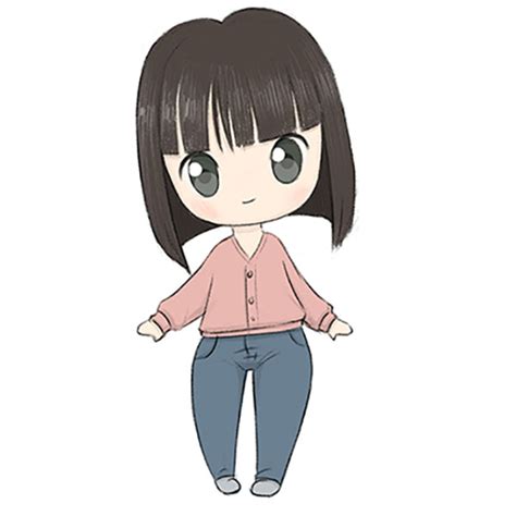 How To Draw A Chibi Girl Draw Fine Art